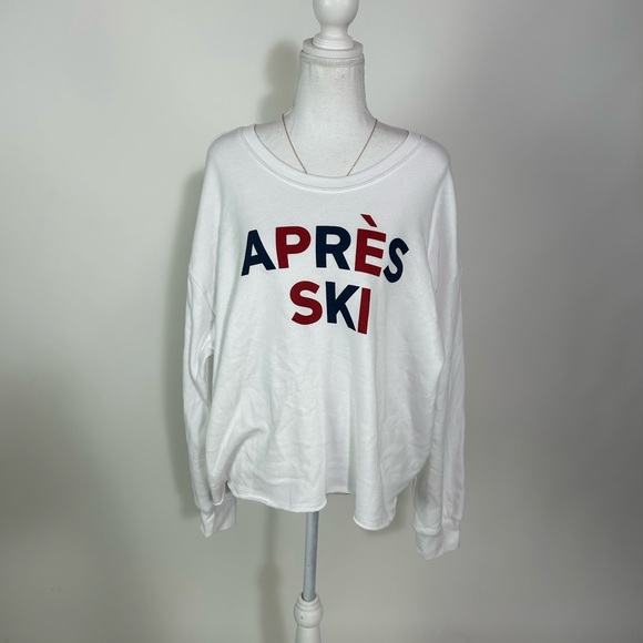 Grayson Threads | Sweaters | Nwt White Graphic Crew Neck Sweater ...
